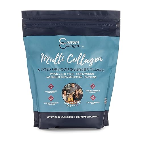 Custom Collagen Multi Collagen Plus Peptides Complex, 2 Pound Pouch ...