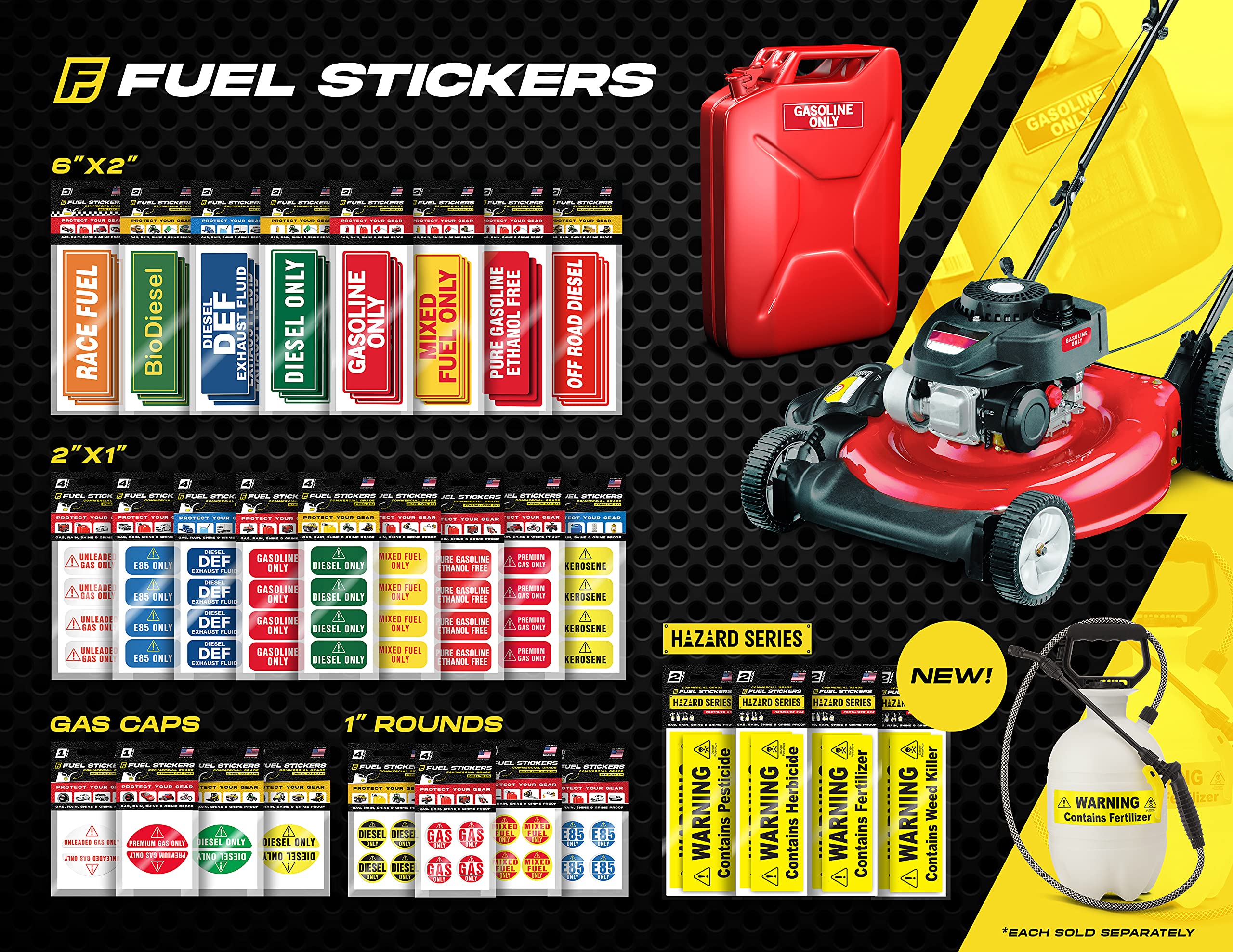 Mua Race Fuel Label for Racing Gas Can, Drums, Containers and Tanks ...