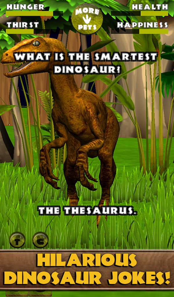 Virtual Pet Dinosaur: Velociraptor:Amazon.com:Appstore for Android