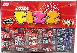 Lotsa Fizz Candy Strips - 48 Count: Amazon.ca: Grocery
