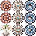 Amazon.com : 6 Pcs Boho Plant Pot Mat Absorbent Non Slip Round Pot ...