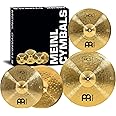 Amazon.com: Meinl Cymbal Set Box Pack with 14” Hihats, 18” Crash/Ride, Plus a FREE 14” Crash ...