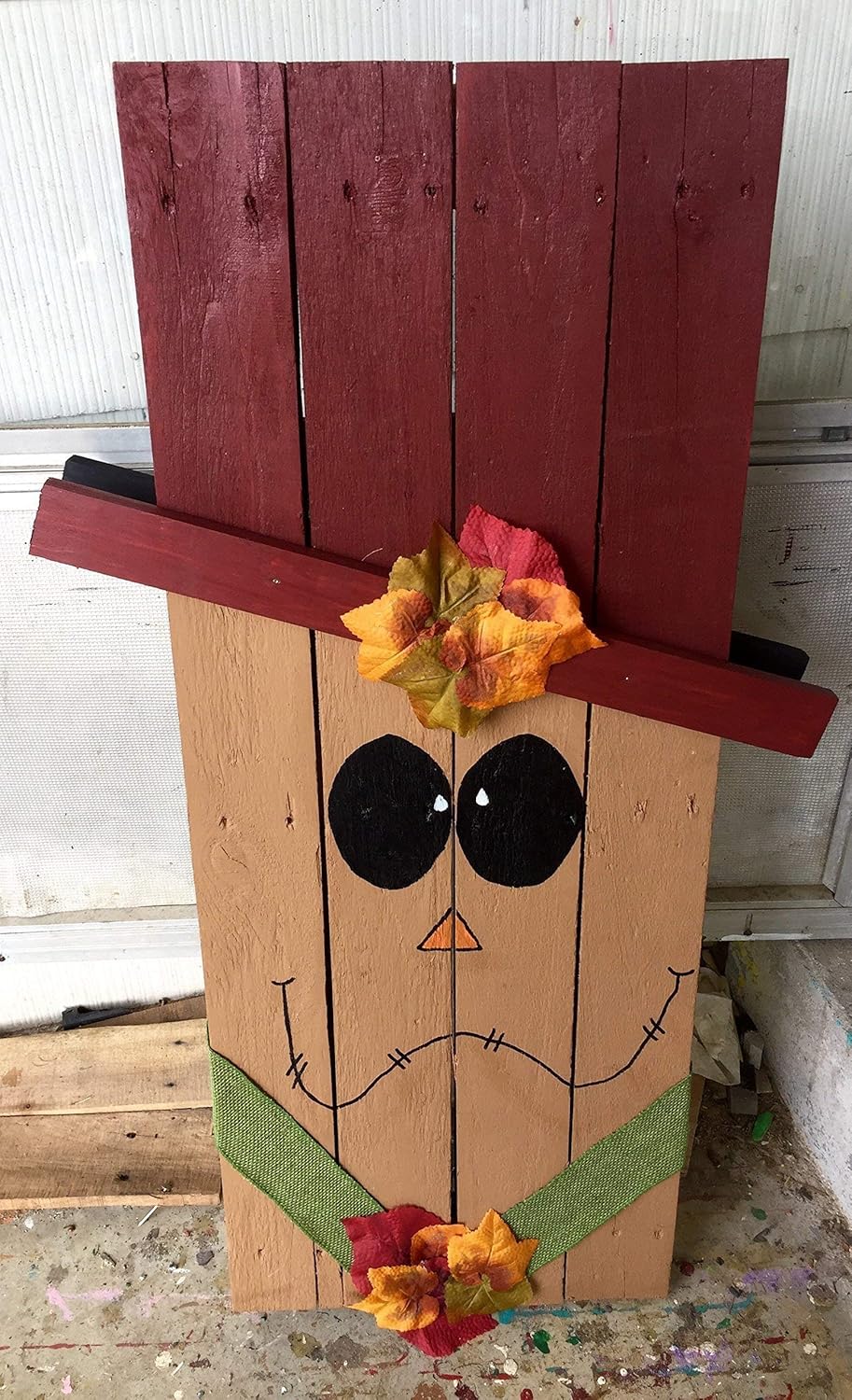 Amazon.com: Scarecrow with reversible Snowman, Fall/Winter Decor, Fall ...