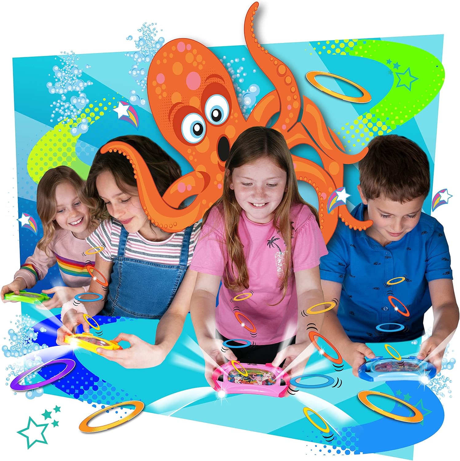 Safari Animals Water Hoopla Handheld Game From Deluxebase – BigaMart