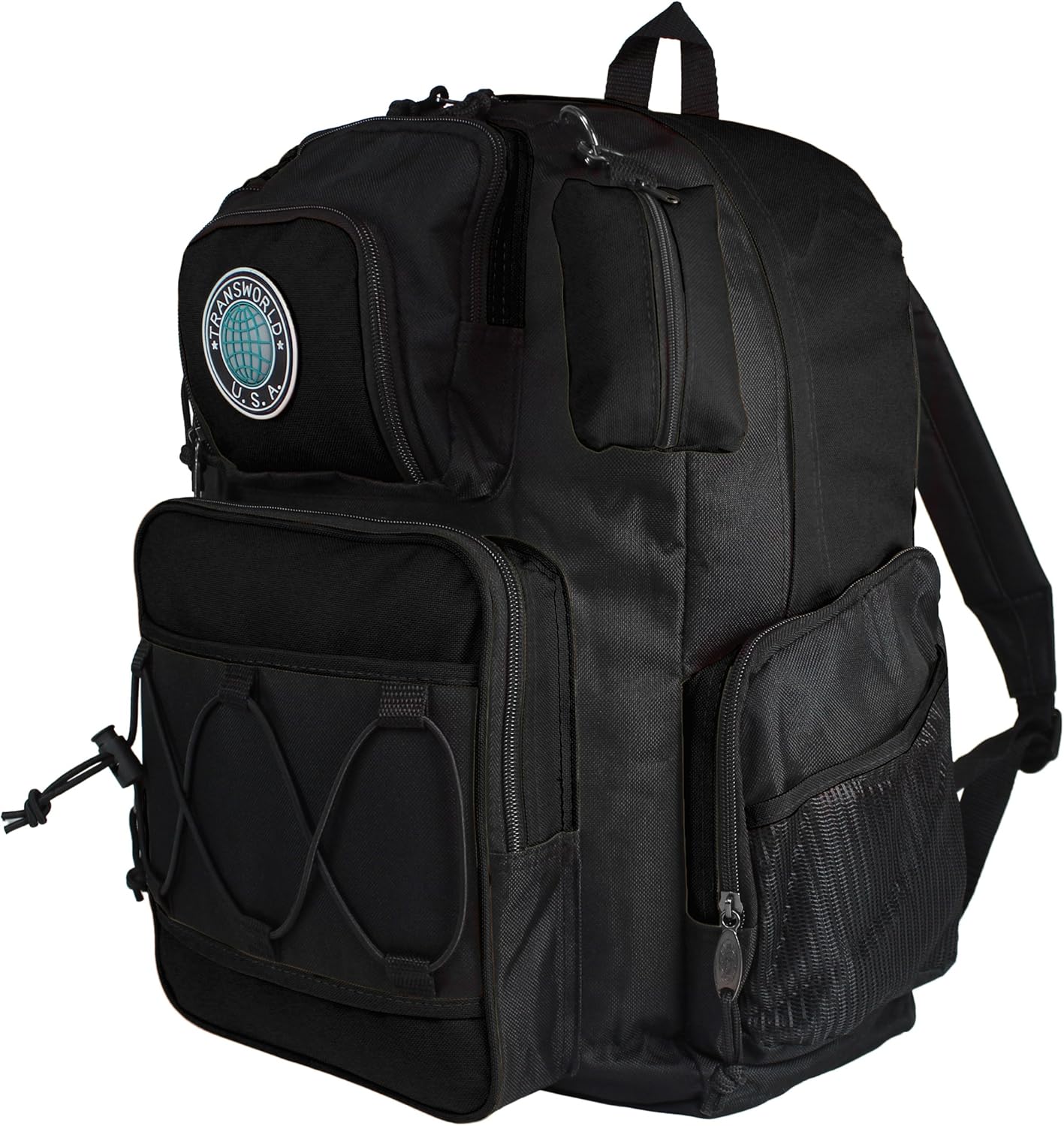 TRANSWORLD All Inclusive 16-inch Backpack, Black, One Size: Amazon.ca ...