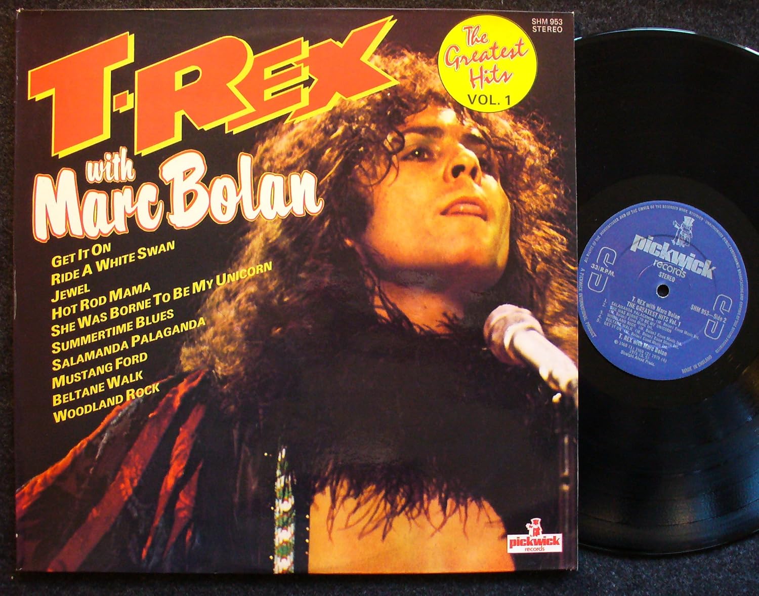 T.Rex with Marc Bolan / Import LP - T-Rex with Marc Bolan / the ...