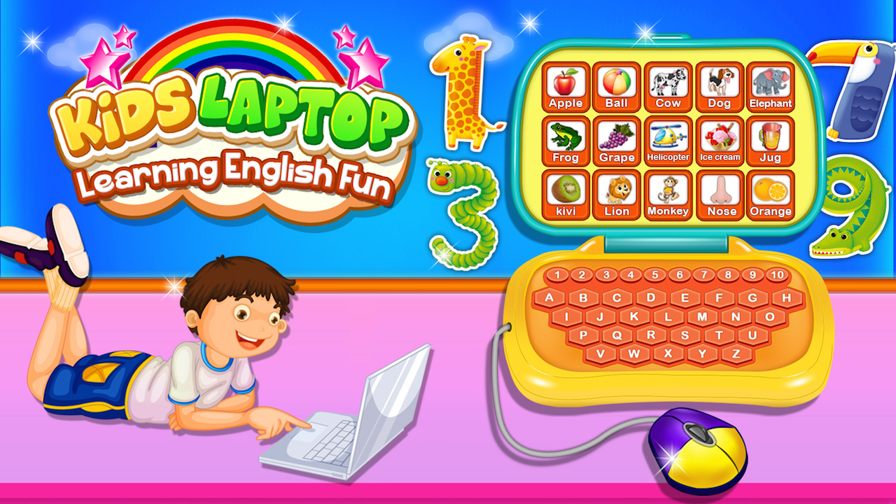 Kids Laptop - Alphabet, Numbers, Animals Educational 2:Amazon.com ...