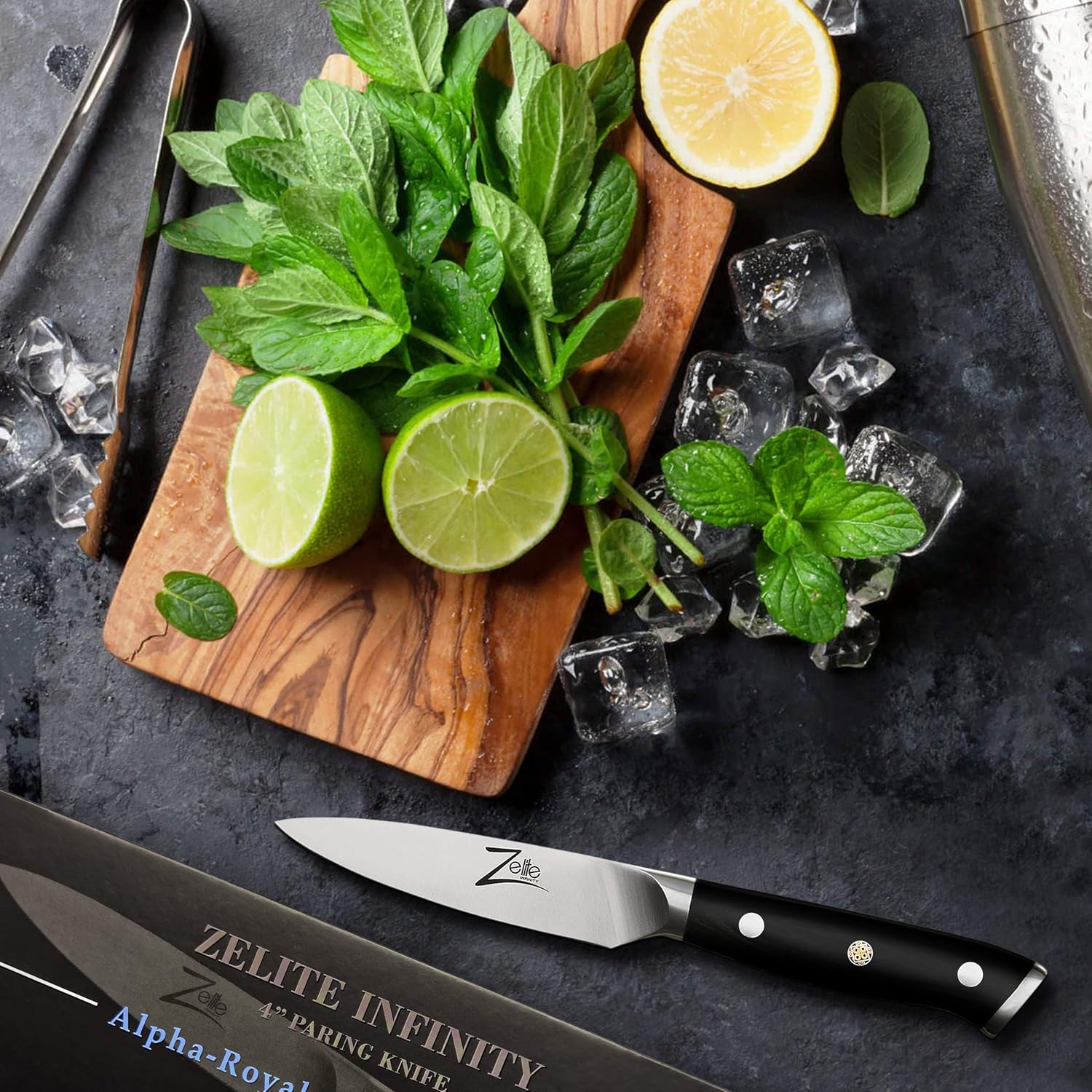 ZELITE INFINITY Paring Knife 4 inch | Alpha-Royal German Series | Best ...