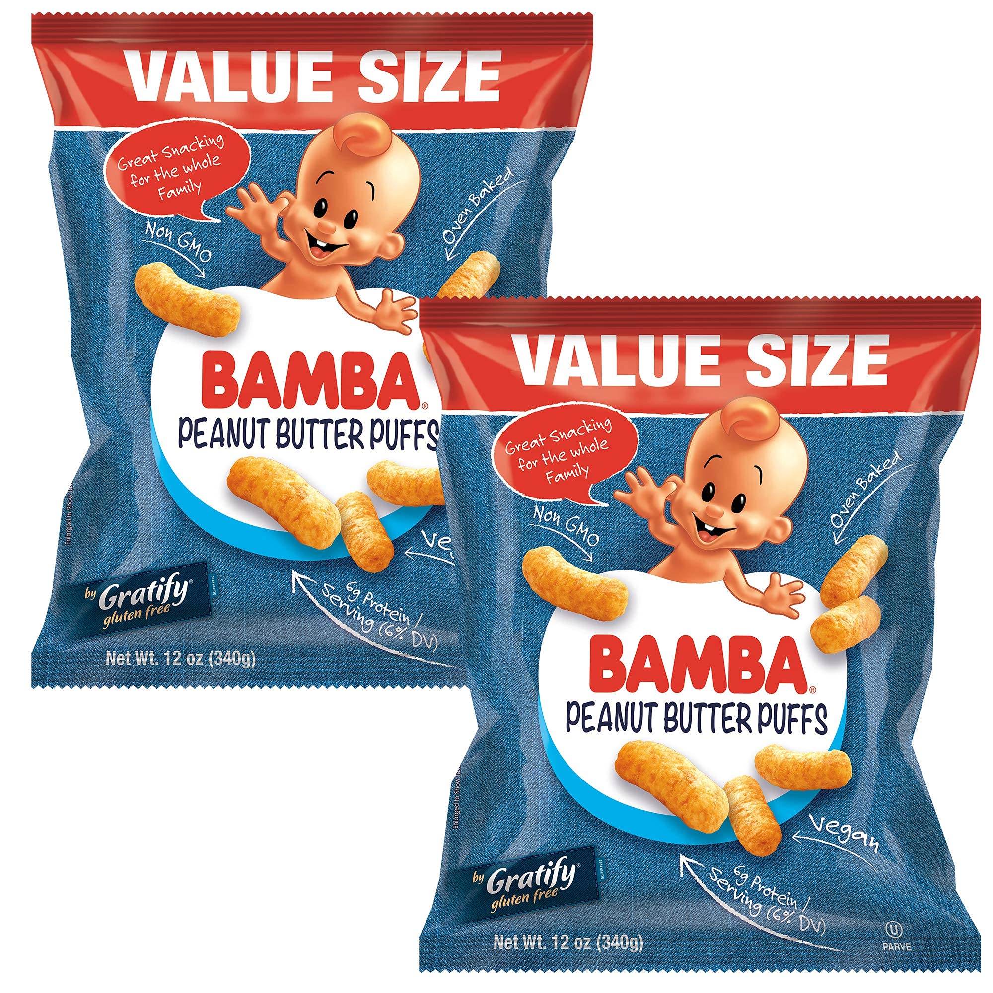 Mua Gratify Bamba Peanut Butter Snacks for Families - All Natural ...