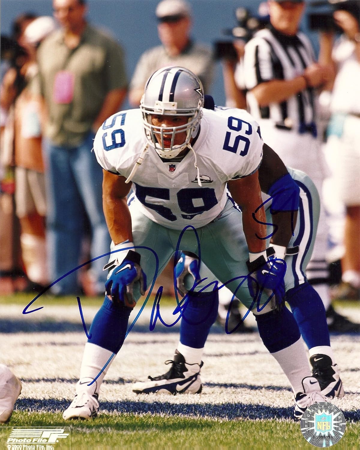 Dat Nguyen, Dallas Cowboys, Texas A&M, Signed, Autographed, 8x10 Photo ...