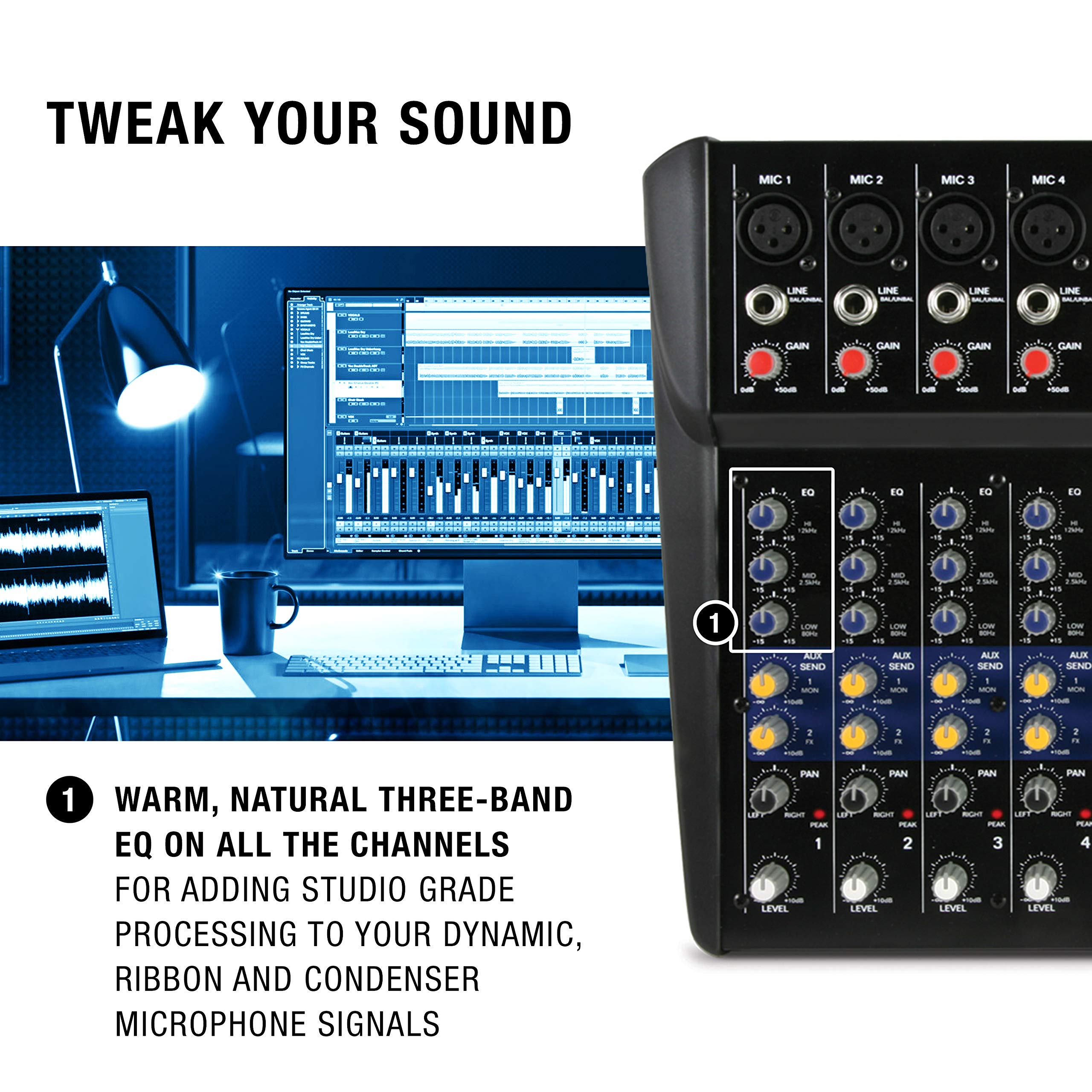 Mua Alto Professional ZMX122FX | 8 Channel Compact Audio Mixing Desk ...