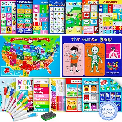 25 PC Educational Posters for Kindergarten,Learning Australia | Ubuy