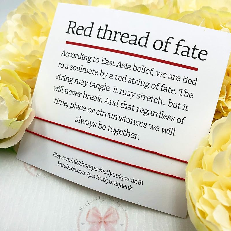 red thread of fate bracelets, red string of fate bracelets, couples ...
