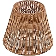 Aspen Creative 32989, Empire Natural Rattan Spider Shade, 9" Top x 14 ...
