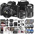 Amazon.com : Canon EOS M50 Mark II Mirrorless Camera with 15-45mm and ...