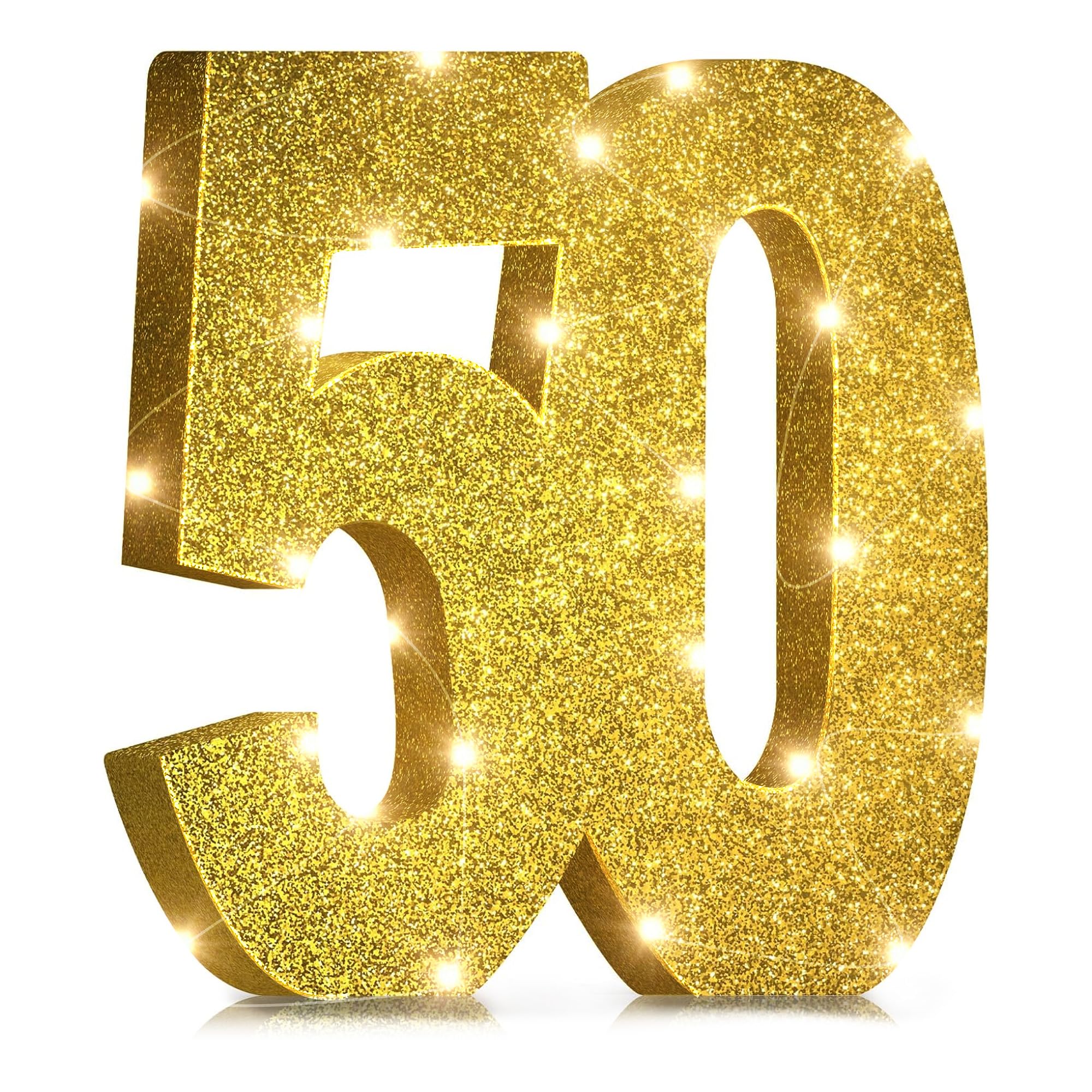 ToCome 50th Birthday Party Decorations 12x12 Inch Anniversary 50th ...