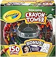 Amazon.com: Crayola 150-Count Telescoping Crayon Tower, Storage Case ...