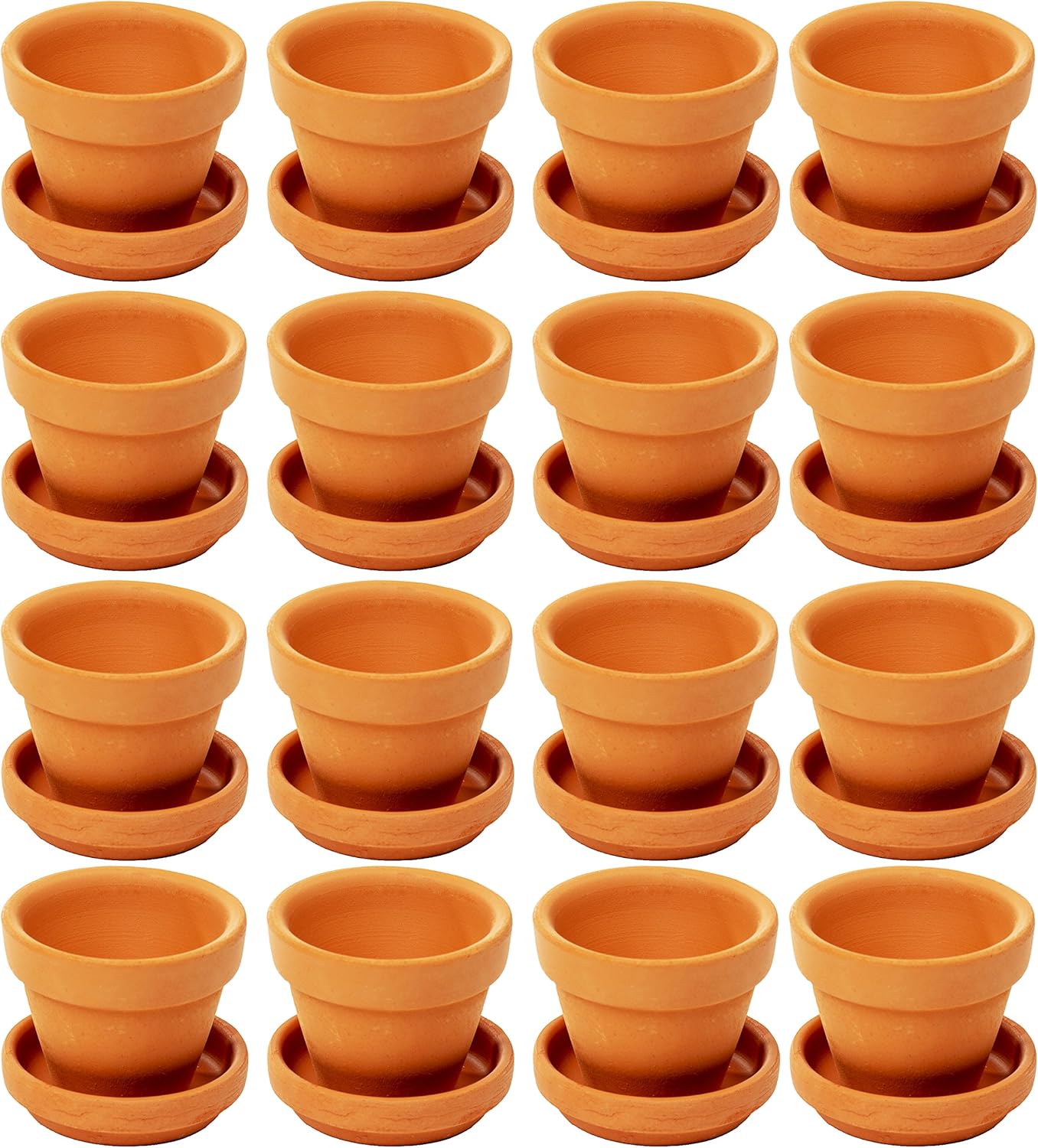 Piccolo Vaso Terracotta Con Saucer Bulk Argilla Vasi Con Piattini