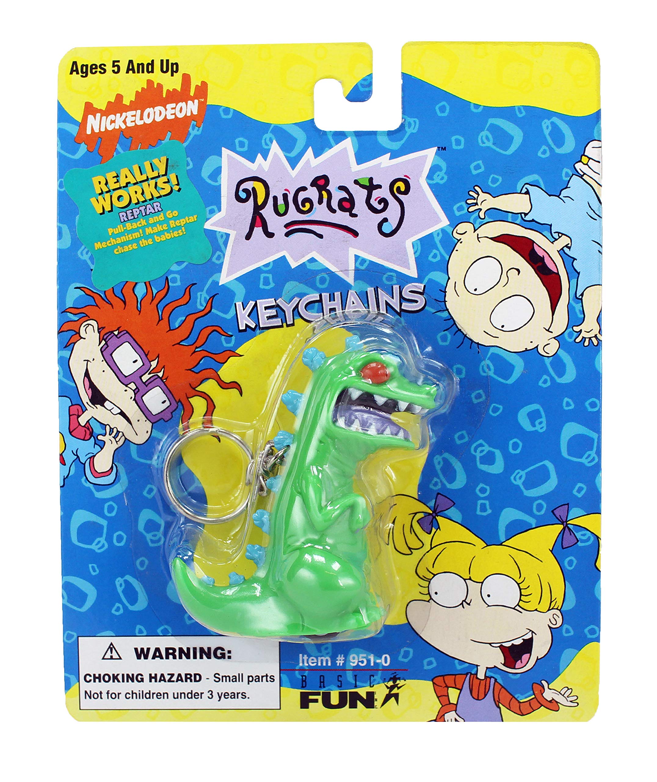 Nickelodeon Rugrats Articulated Poseable 6cm Keychain Figure With ...