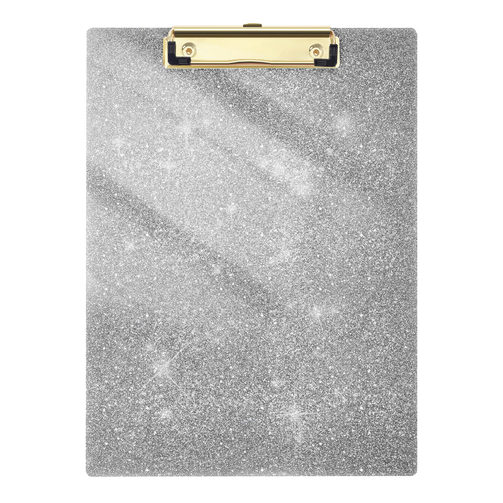 Juvealoe Acrylic Glitter Clipboard, 8.5 x 11 Sparkly Clip Board with ...