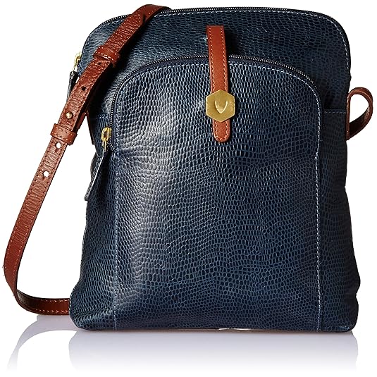 Buy Hidesign Women's Handbag (M Blue Tan) at Amazon.in