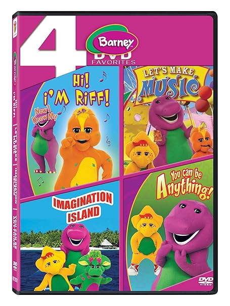 Amazon.in: Buy Barney: Hi! I'm Riff! + Let's Make Music + Imagination ...