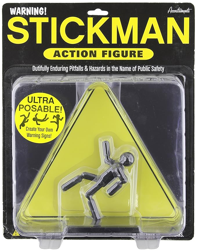 Amazon.com: Accoutrements Stickman Action Figure: Toys & Games