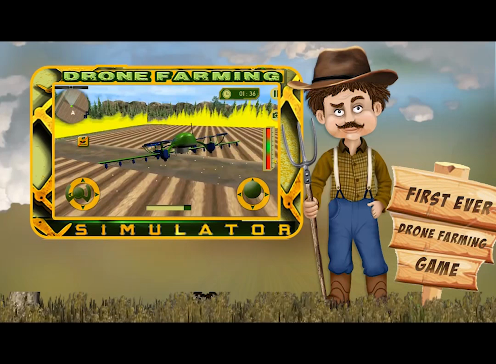 Futuristic Farming Simulator 2019 | Flying Drone Airplane Flight ...