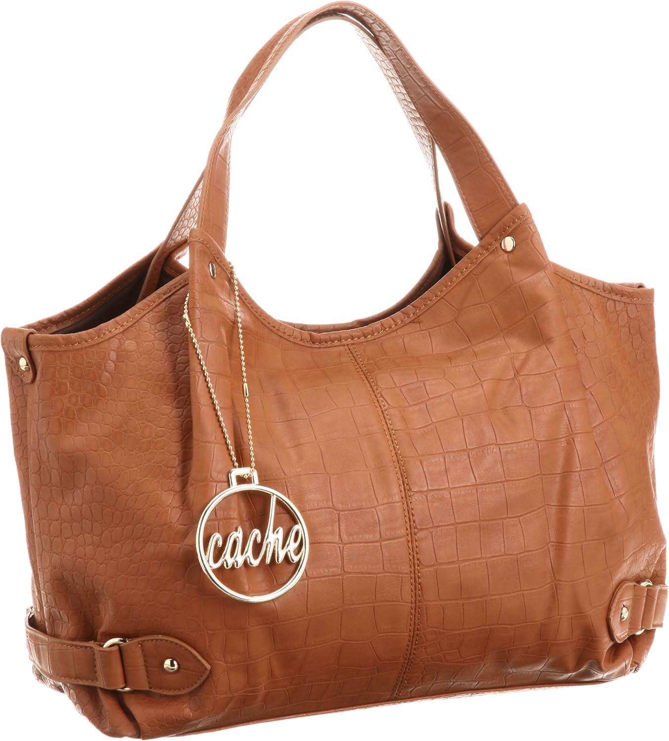 Amazon | [カシュカシュ] cachecache チャーム付クロコバッグ 01-00-16530 CM (キャメル) | cache cache(カシュカシュ)