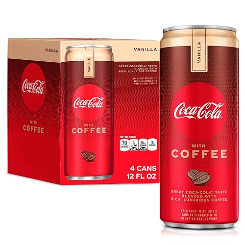 Coca-Cola With Coffee Vanilla, 12 Fl Oz (Pack Of 4) in Bahrain | Whizz ...
