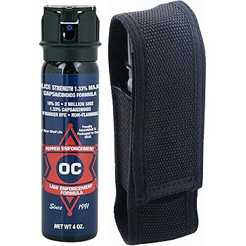 Amazon.com : Pepper Enforcement (Pack of 4) 2 oz. Fogger Police Grade ...