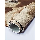 Amazon.com: Vinyl Upholstery Embossed Texture Fabric Cow Print Fake ...