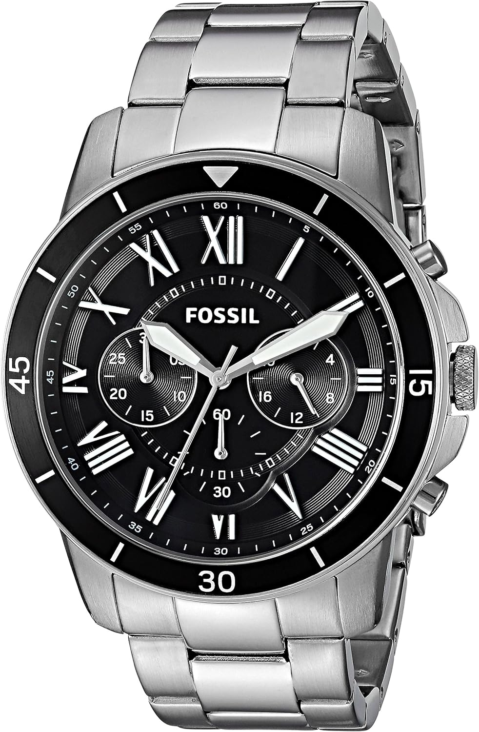 Amazon Fossil Mens FS5236 Grant Sport Chronograph Stainless Steel 