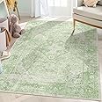 Amazon.com: MUJOO Washable Rug Green 3x5 Area Rug for Entryway Bedroom ...