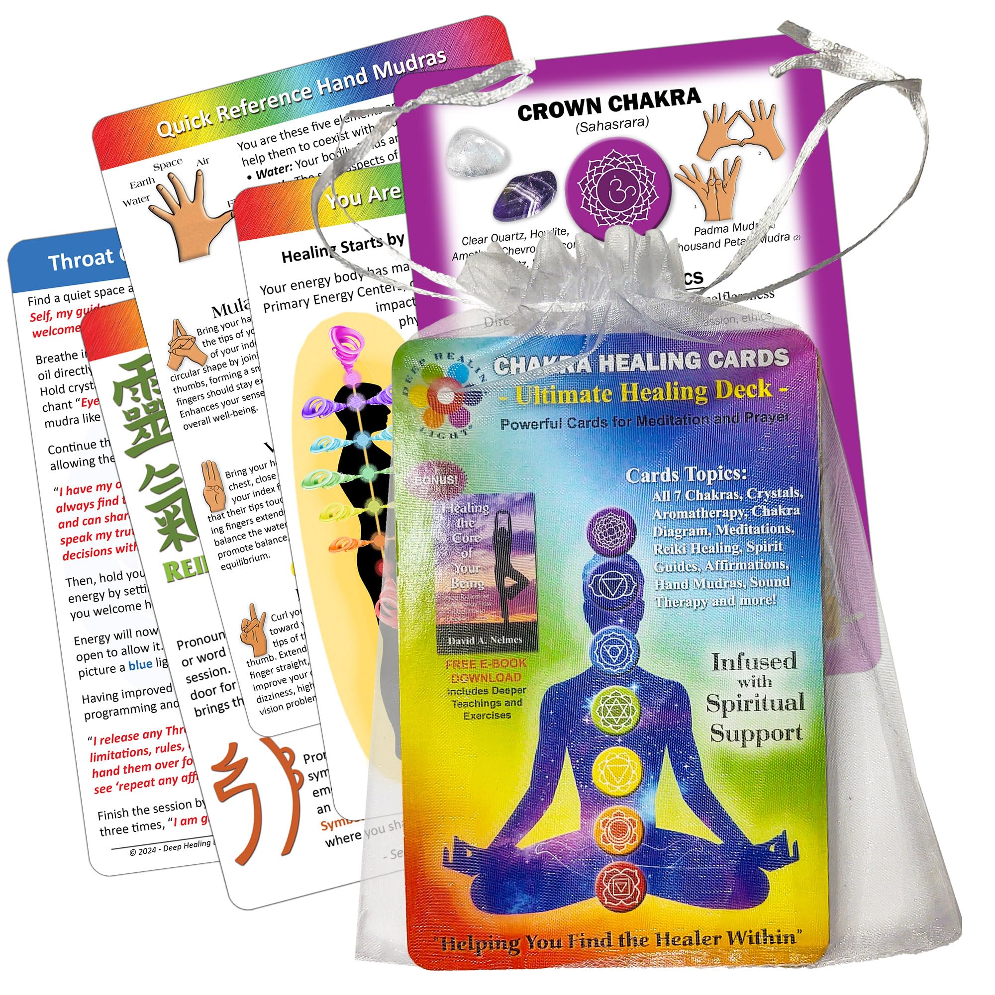 Mua Deck of Chakra Healing Cards: Helps Restore and Balance Your Energy with Meditations ...