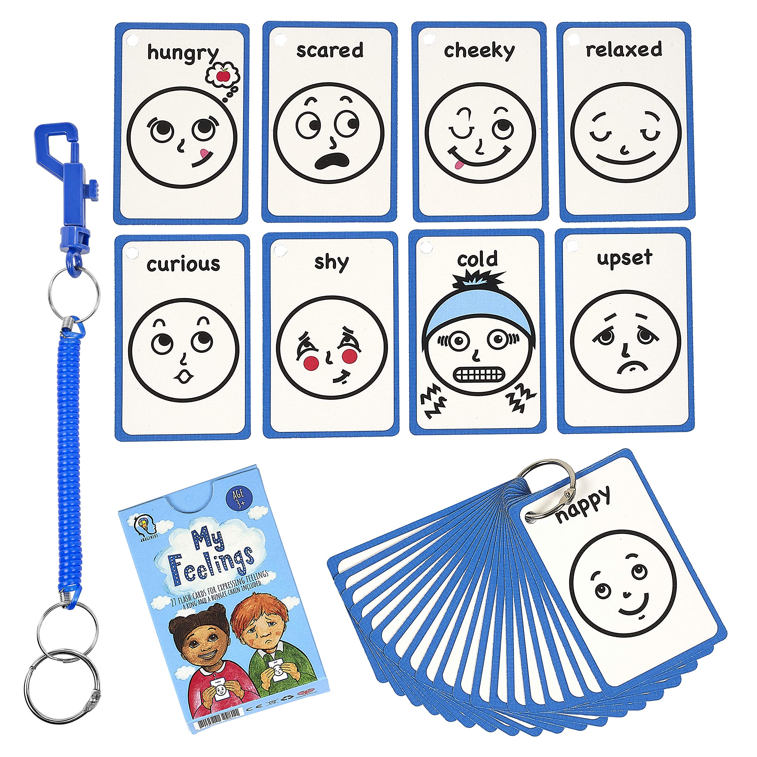 Buy My Feelings cards and Emotions 27 PECS Flashcards For Special Needs ...