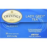 Amazon.com : Twinings Lady Grey Tea, Tea Bags, 1.41 oz, 20 ct : Grocery ...