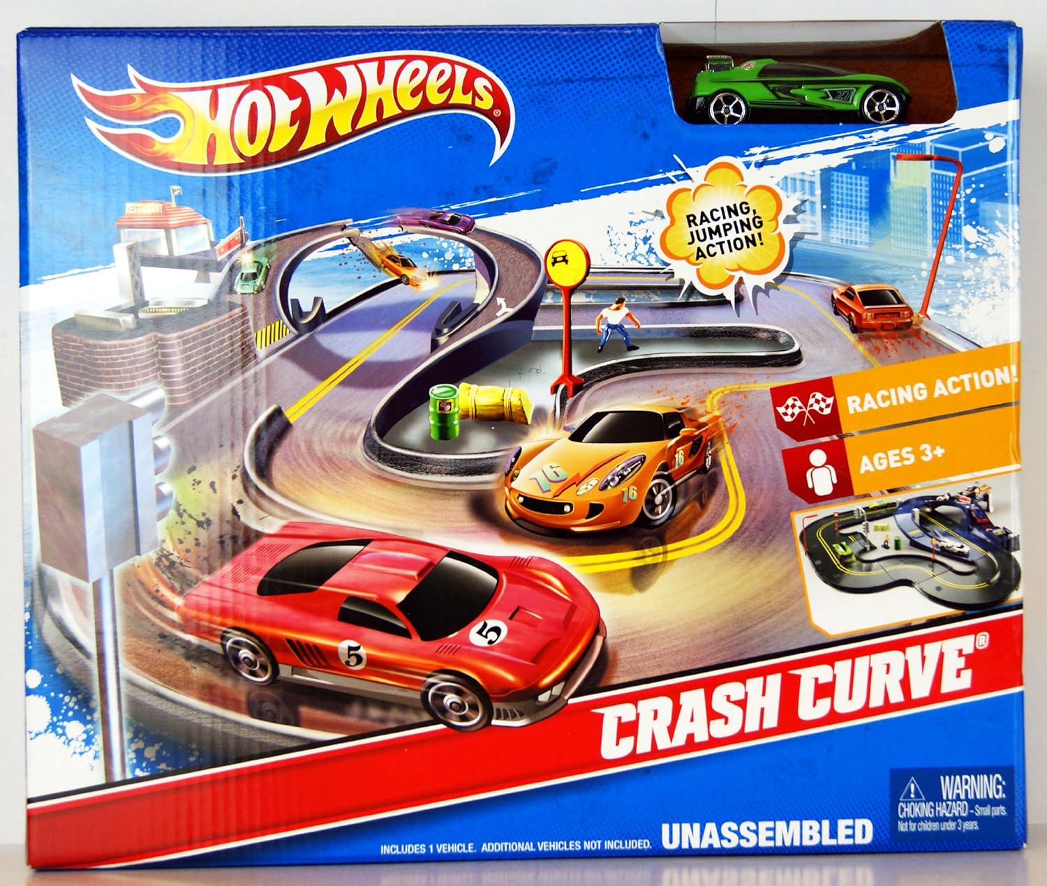 Amazon Com Hot Wheels Crash Curve Playset Toys Games | My XXX Hot Girl