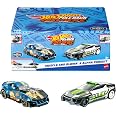 Amazon.com: Hot Wheels Toy Cars 2-Pack 1:43 Scale Pull-Back Speeders ...