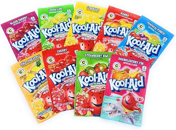 Kool-Aid Flavor Sachets of 9 Variety Bundle: Amazon.co.uk: Grocery