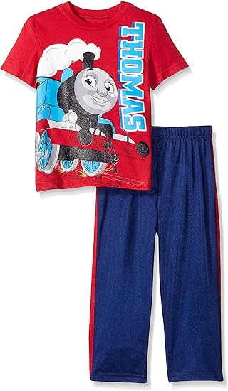 Amazon.com: Thomas & Friends Boys' Thomas Tricot Pant Set with T-Shirt ...