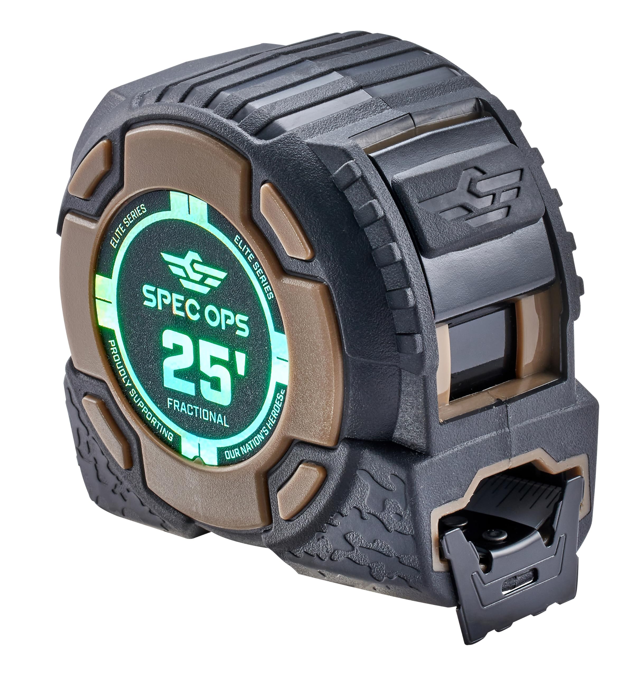 Spec Ops Tools 25-Foot Elite Series Tape Measure, 1 1/4" Double-Sided ...