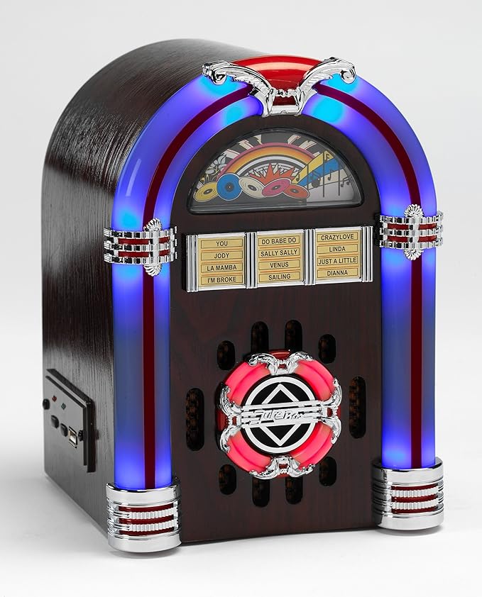Jukebox Shaped MP3 - USB Player Speaker with 4 colour: Amazon.co.uk ...
