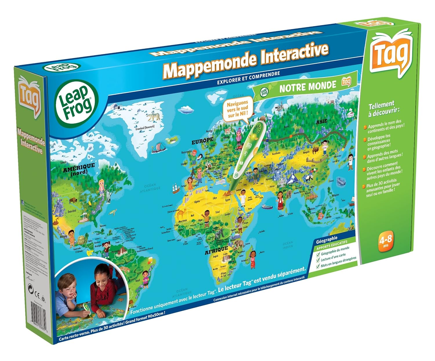 Leap Reader Interactive World Map - Map