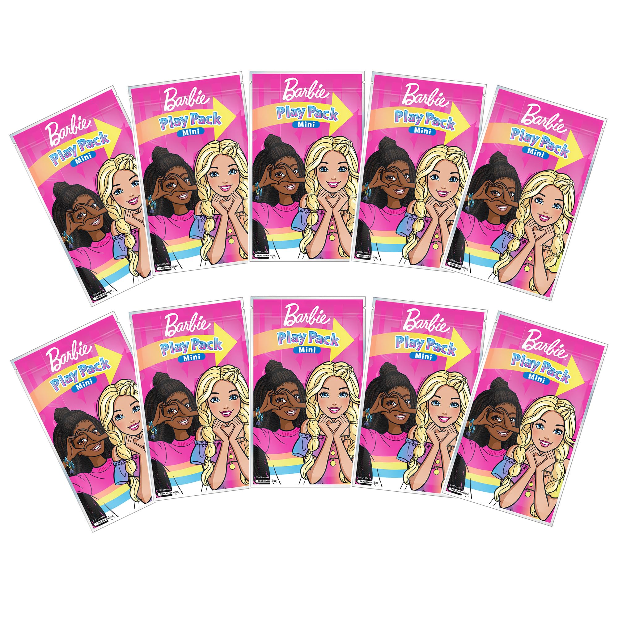 Mua Barbie Play Pack of 10 Mini Packs, Grab & Go Each with a Mini ...