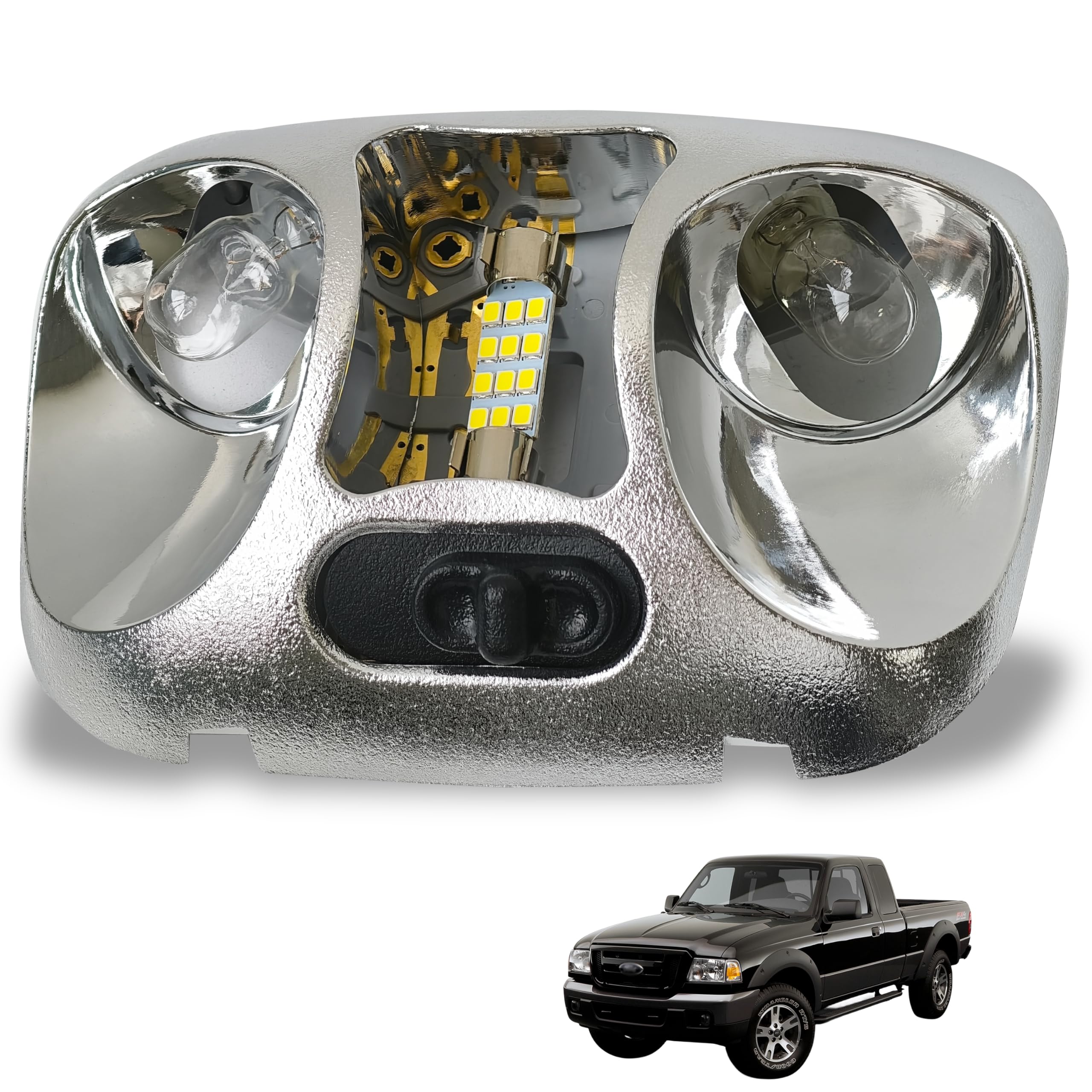 Dimeani Interior Overhead Console Dome Light Assembly Compatible with ...