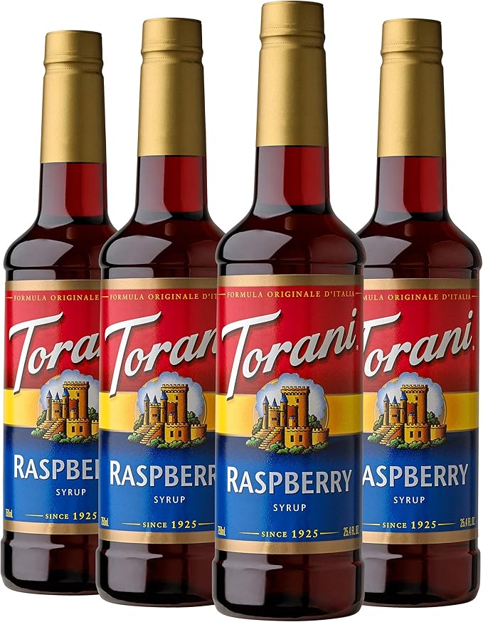 Torani Syrup Raspberry, 750 ml Bottles (Pack of 4): Amazon.ca: Grocery