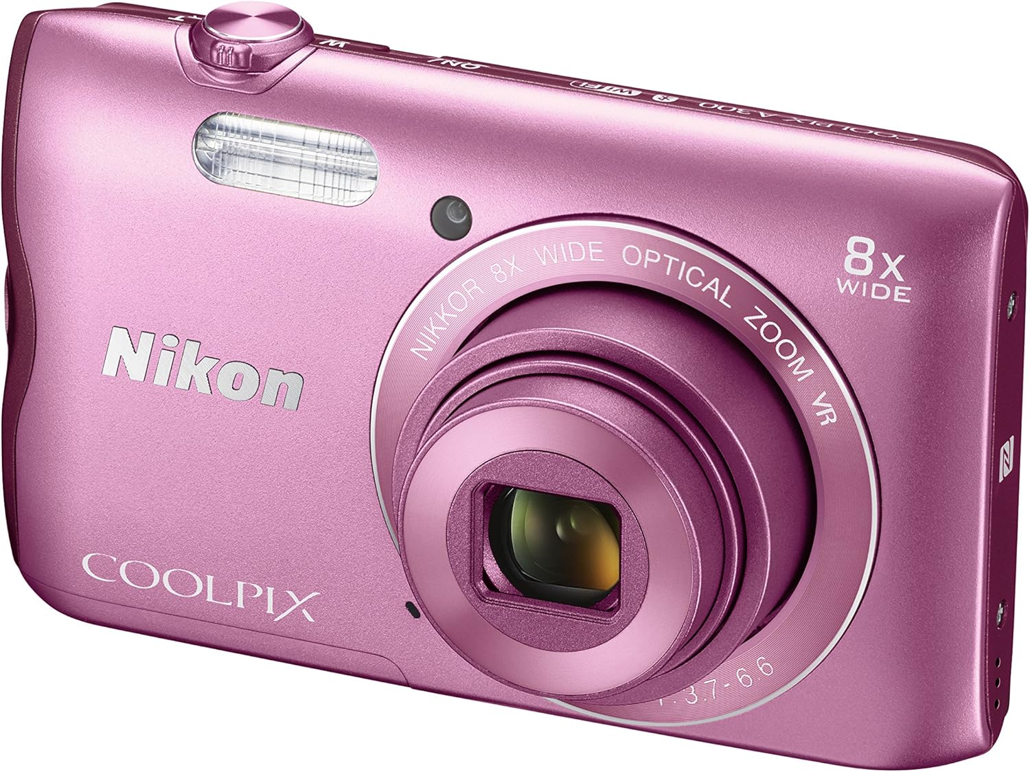 Nikon A300 Coolpix Digital Compact Camera - Pink: Amazon.co.uk: Camera ...