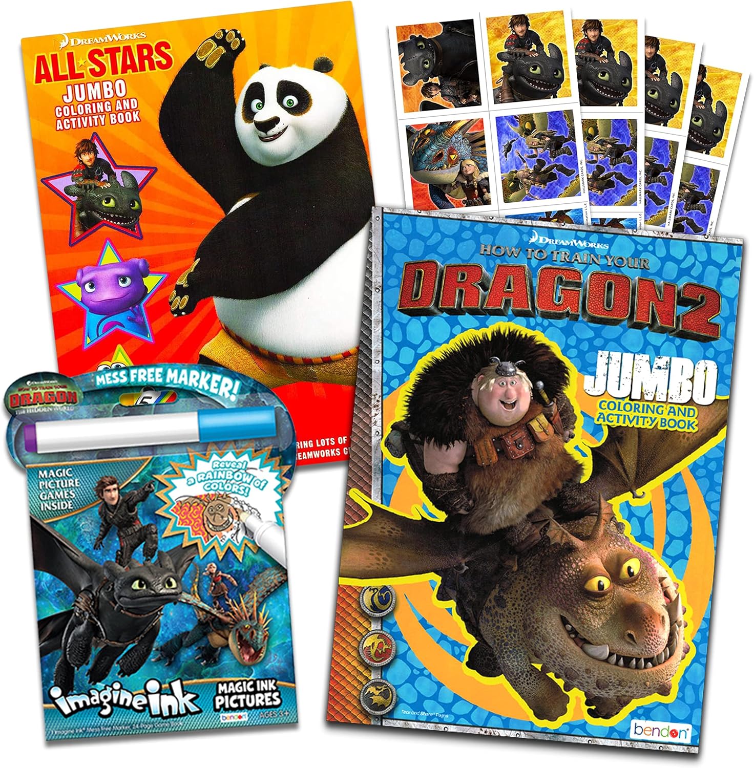 Amazon.com: How To Train Your Dragon Ultimate Coloring and Activity ...