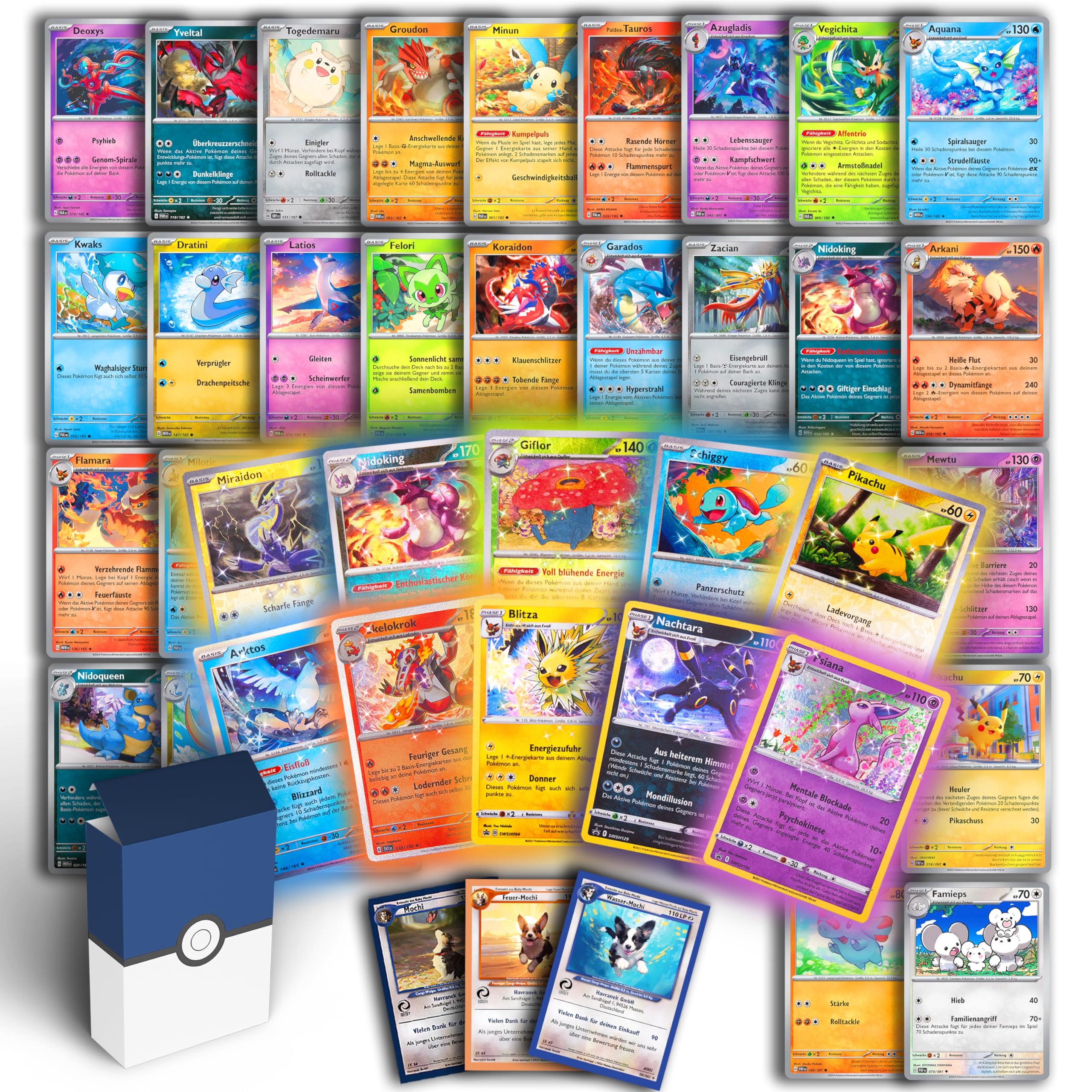 Mua Odisey Card Set of 50 Pokemon Cards Original German | 10 Holo ...